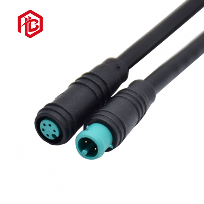 Black White LED Light 2 PIN 3 PIN Watertight Power Connector