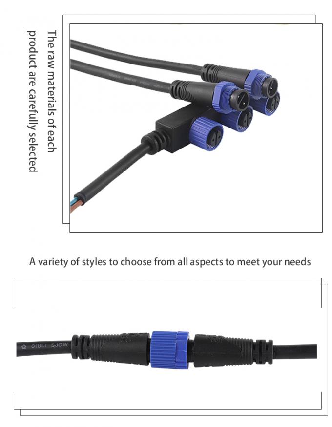 F Type Ip65 M15 Waterproof Landscape Wire Connectors
