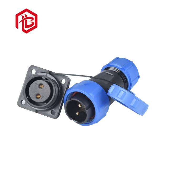 SP13 Series 3 Pin IP68 Plastic Circular Connector For LED Screen 7 9 ...