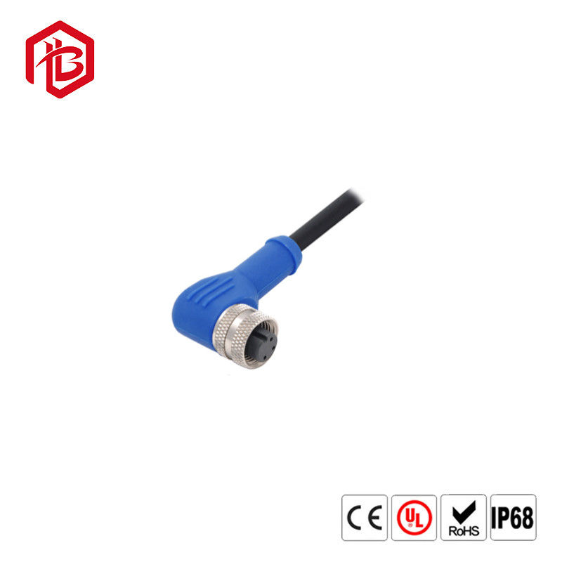 IP68 Waterproof 3 Pin Connector M12 Sensor Connector Panel Mount 6pin