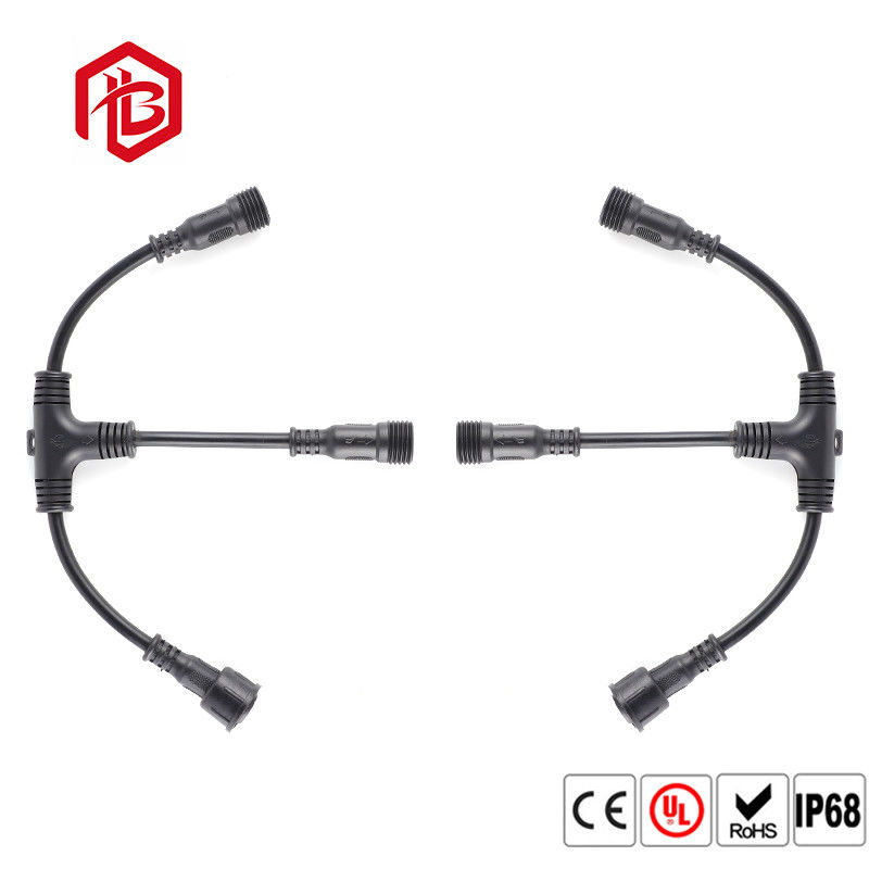3000 Times 5 Pin IP65 T Type Waterproof Connectors