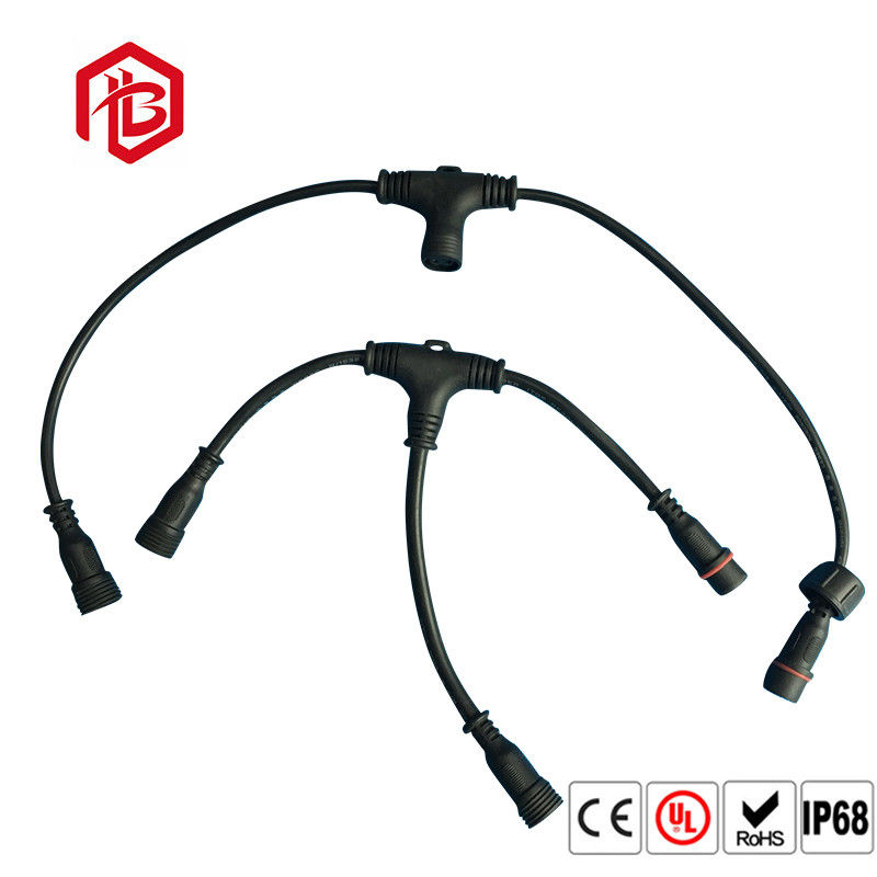 Outdoor M19 2 Pin T Type Waterproof Connector Plug